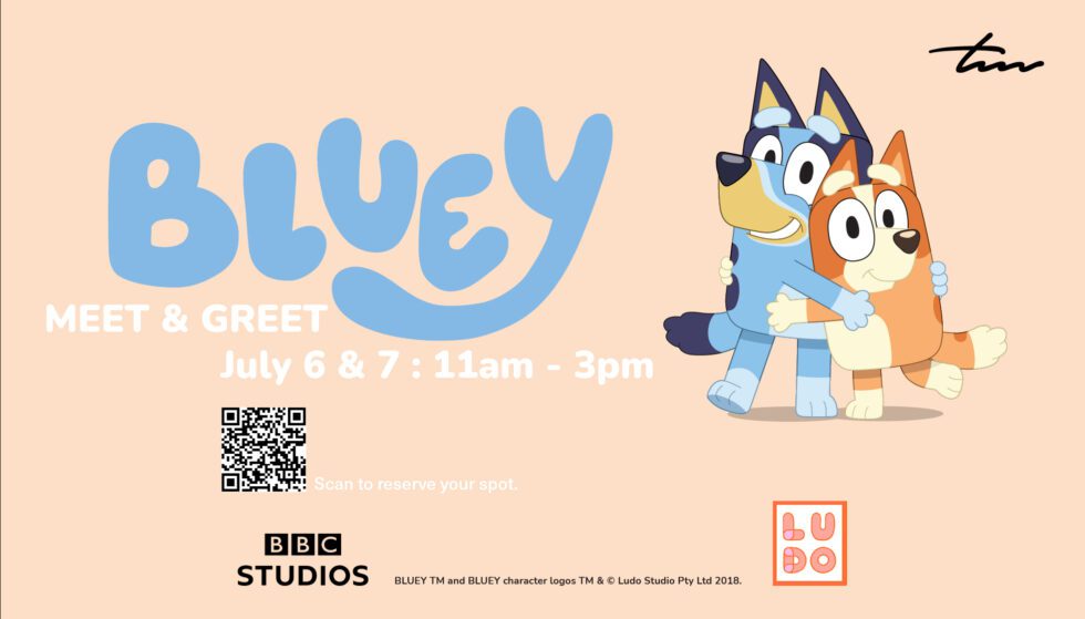 Bluey & Bingo Meet and Greet | Tsawwassen Mills